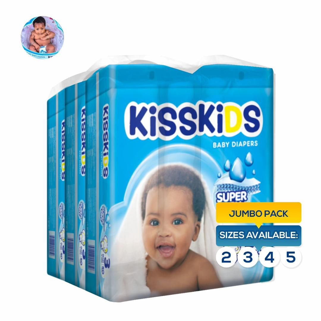 Kisskid Baby Diaper - JUMBO PACK - ANTSHOP(蚂蚁电商)